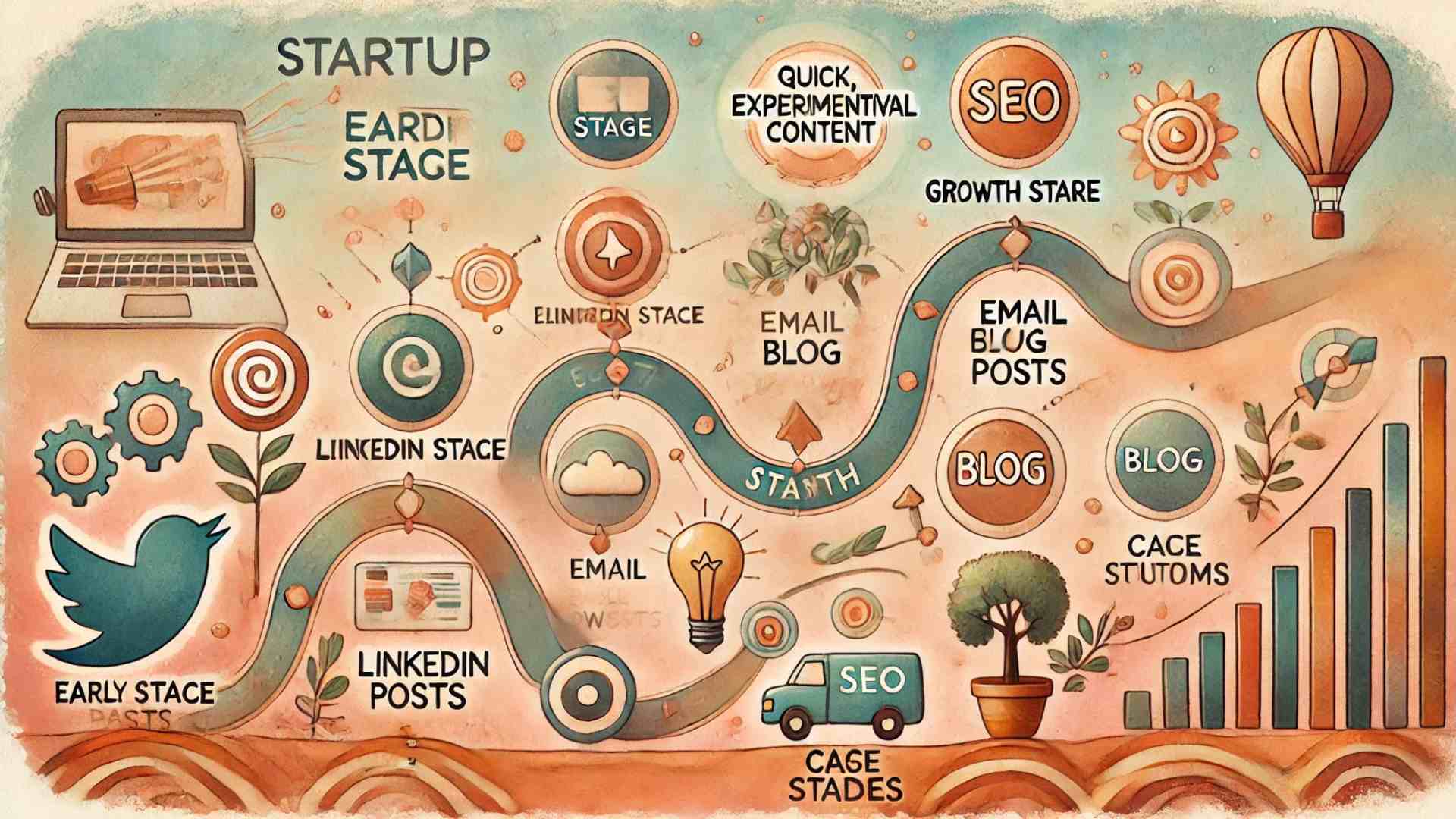 Content Strategy for Startups: Early Stage vs. Growth Stage